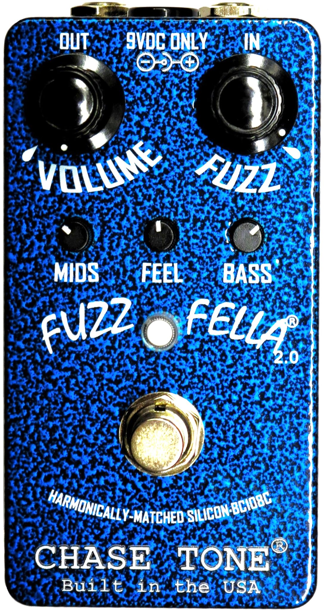 CHASE TONE® FUZZ FELLA® 2.0 OCEAN BLUE BC108C - Chase Tone®